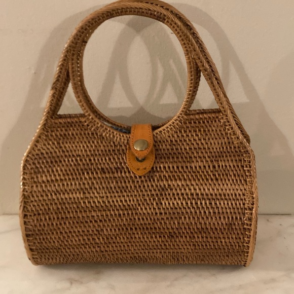 Vintage | Bags | Vintage Wicker Purse | Poshmark
